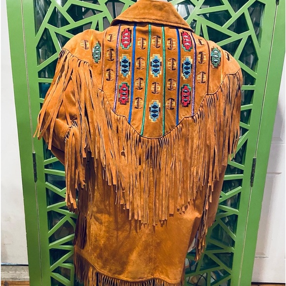 Lew Magram | Jackets & Coats | Lew Magram Vintage Suede Leather Fringe ...